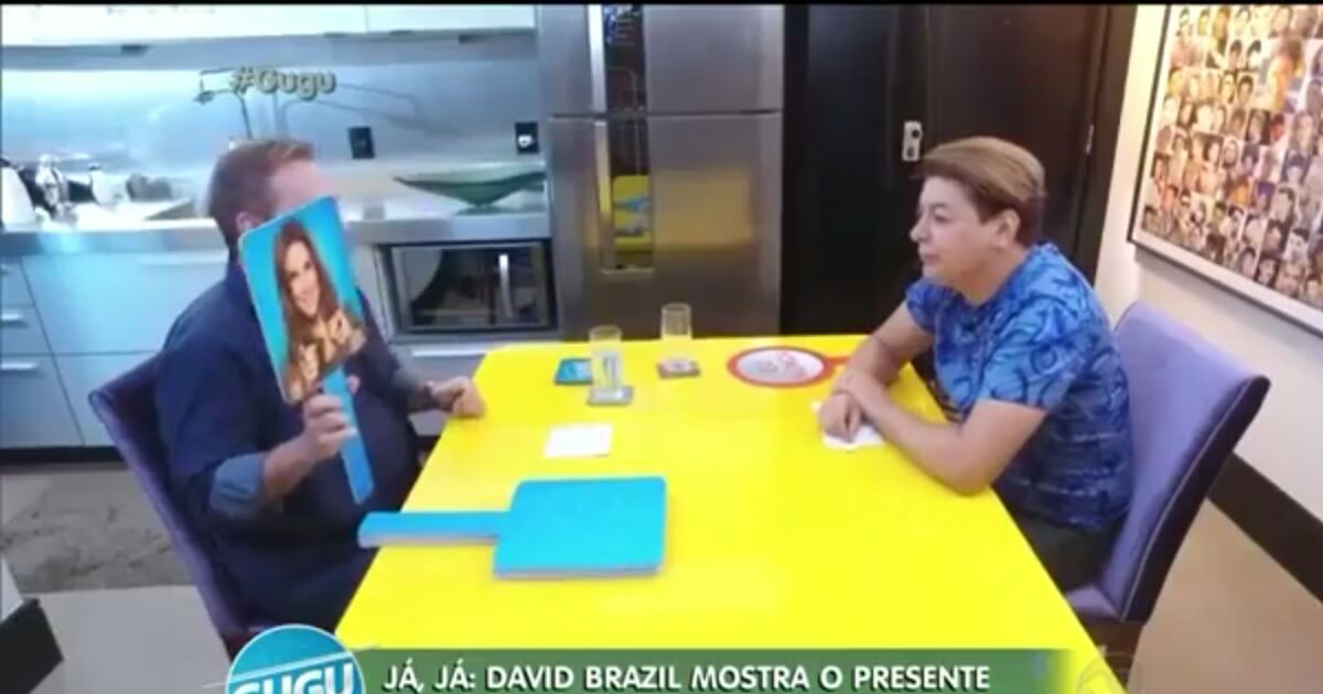 David Brazil fez a revelação em entrevista ao programa do Gugu, nesta ...