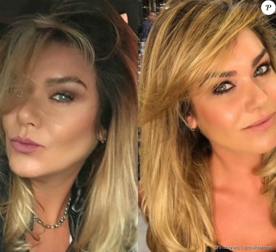 Luize Altenhofen também clareou os fios para voltar à TV, cobrindo a ...