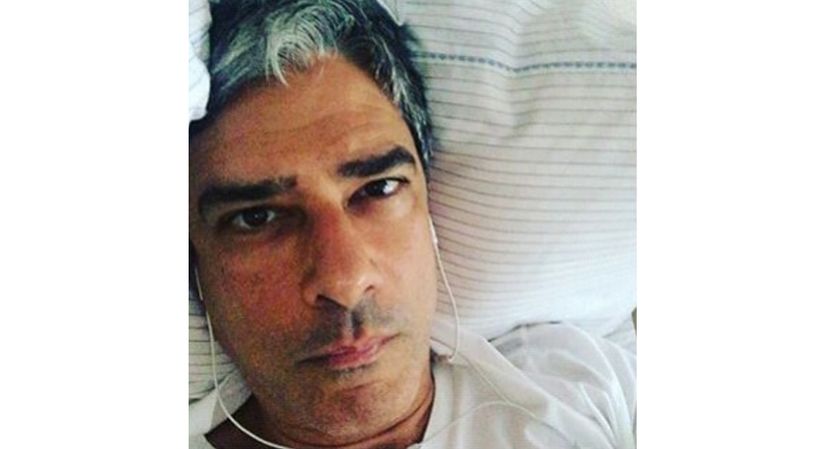 Foto: William Bonner, mesmo quando ficou operou a vesícula, não deixou ...