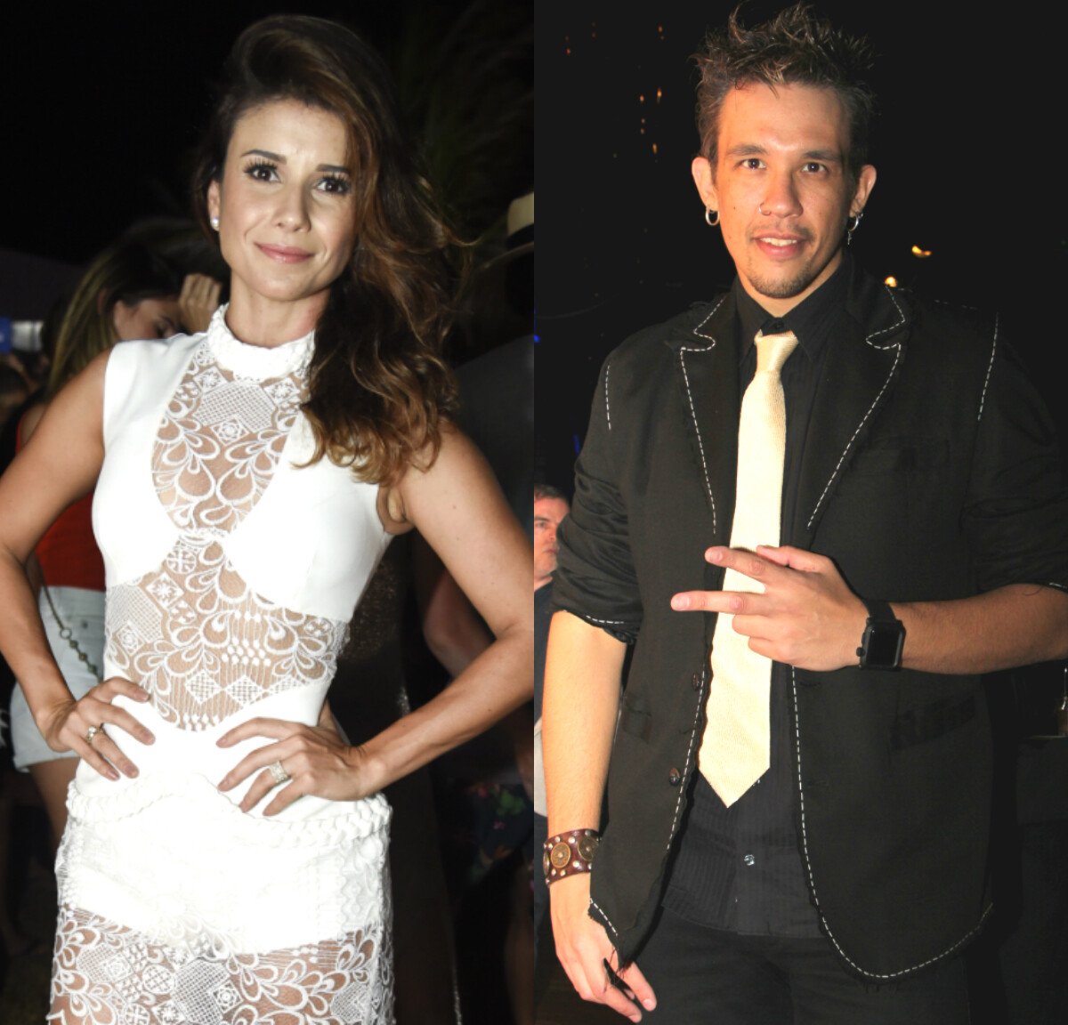 Foto: Paula Fernandes e Kiko, do KLB, foram vistos juntos deixando ...