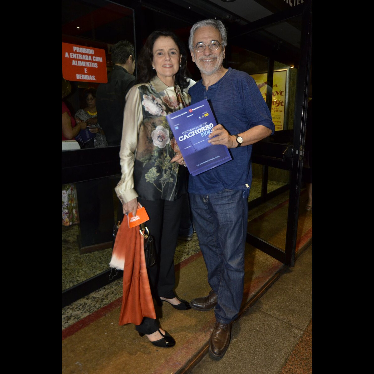 Foto: Marieta Severo vai ao teatro com o namorado, Aderbal Freire Filho ...
