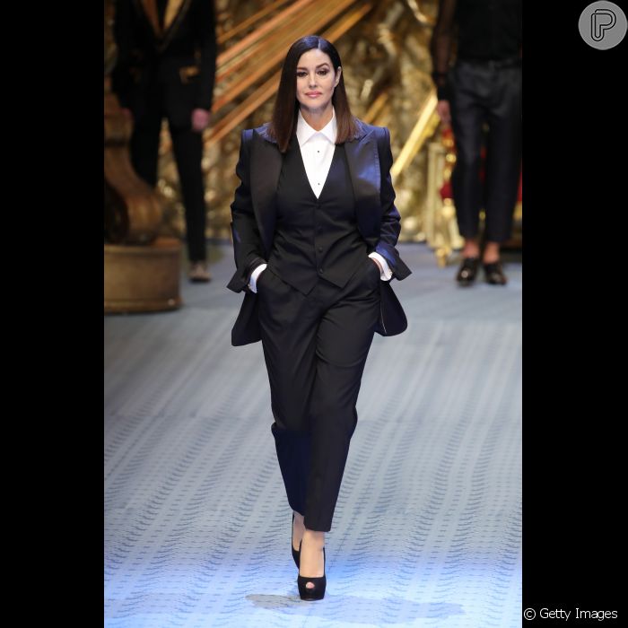Atriz italiana, Monica Bellucci também foi um dos principais rostos a ...
