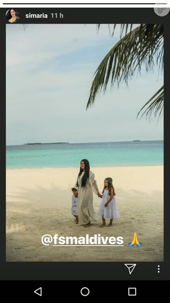 Simaria posta foto romântica com marido nas Maldivas e agradece a Deus ...
