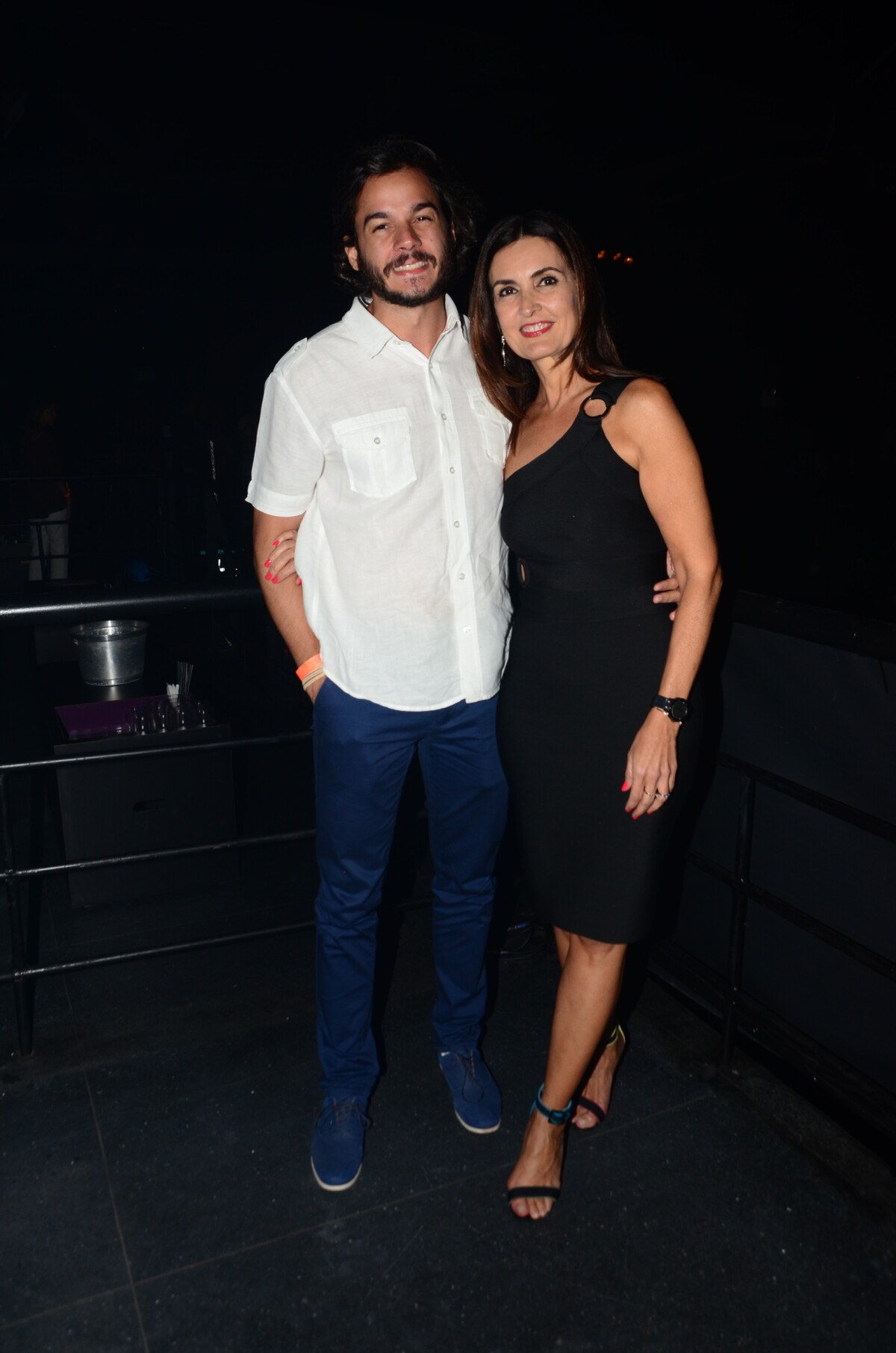 Foto: Fátima Bernardes mata as saudades de Túlio Gadêlha após viagem à ...