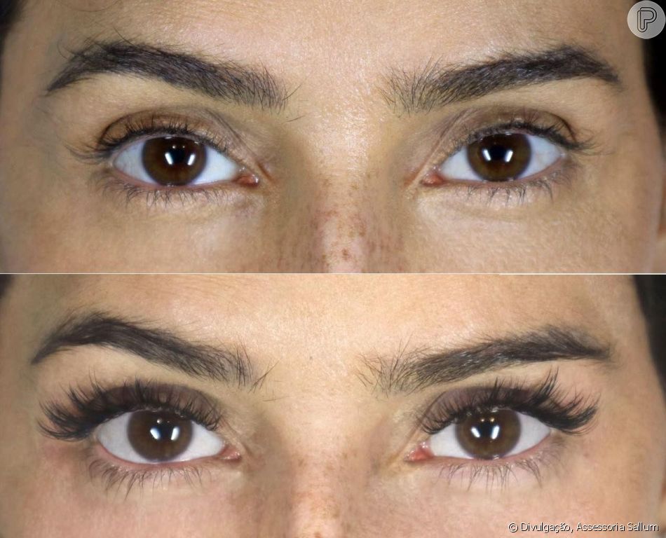 Já quem tem o olho amendoado, se deu bem! O formato fica bom com todas ...