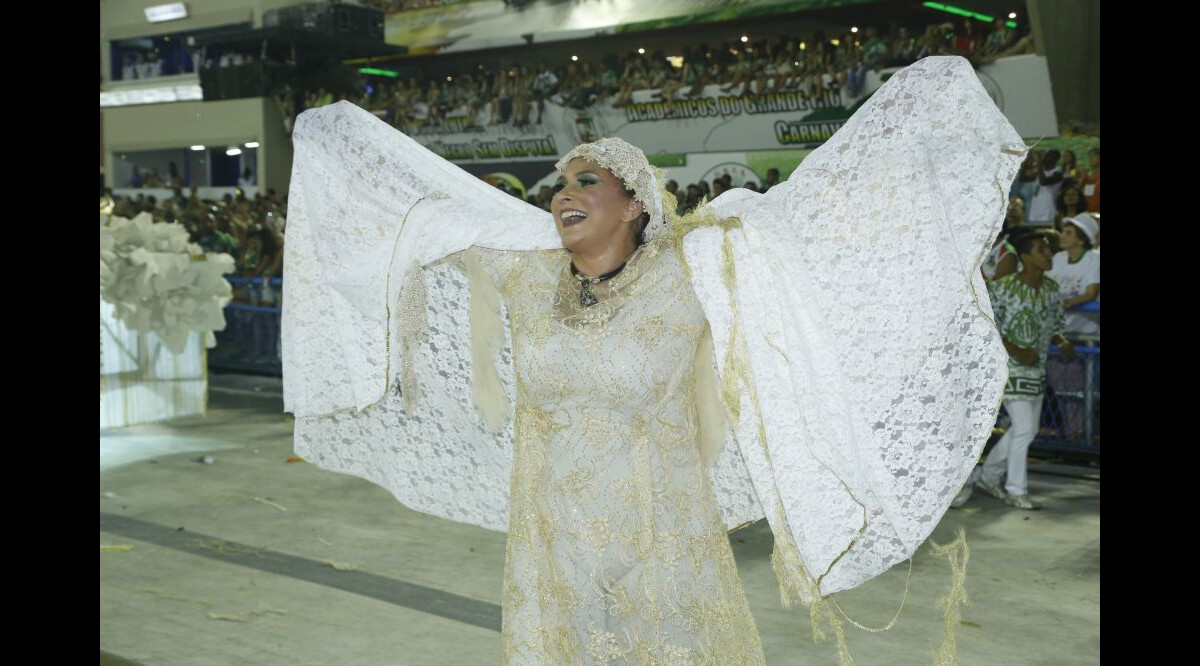 Foto: Fafá de Belém usou uma fantasia bem exótica para simbolizar os ...