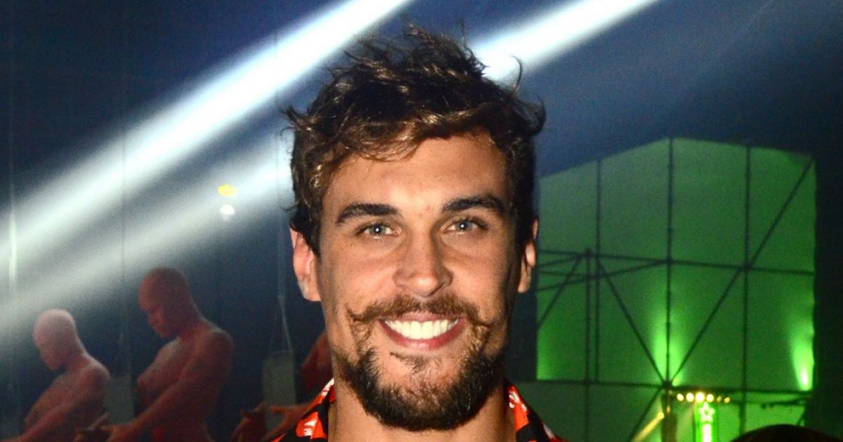 Felipe Roque também esteve em festa na noite deste domingo, 5 de maio ...