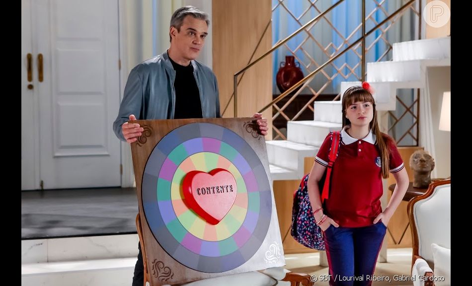 Pendleton (Dalton Vigh) dá para Poliana (Sophia Valverde) o mural na ...