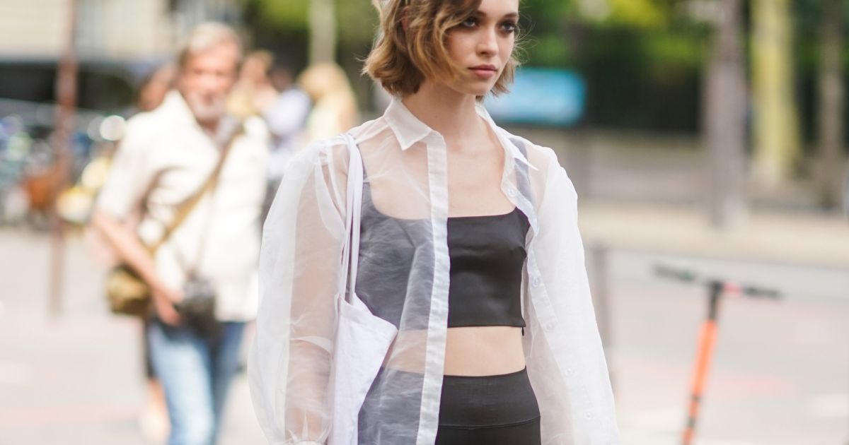 Transparência na moda: apostar em uma terceira peça transparente é uma ...