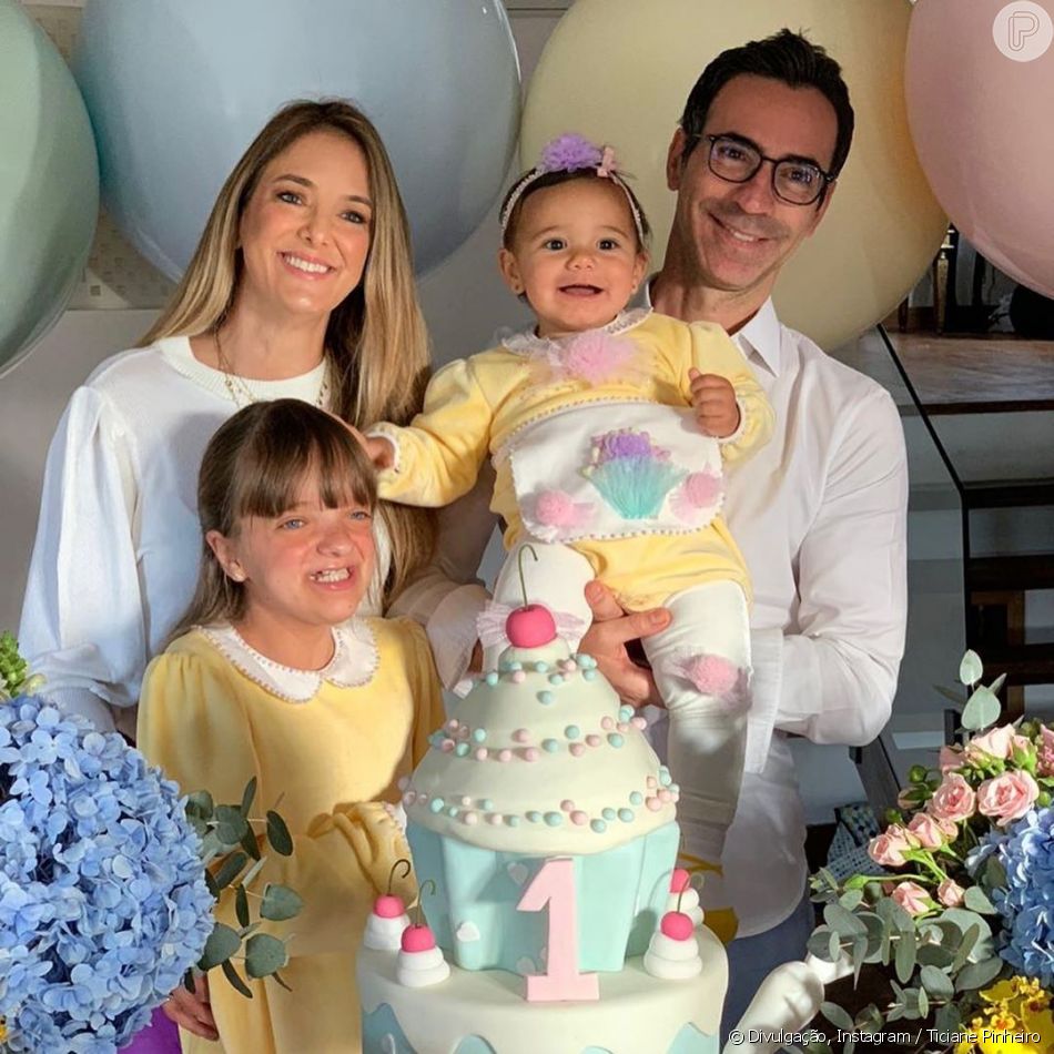 Ticiane Pinheiro e Cesar Tralli celebram 1 ano da filha, Manuella ...