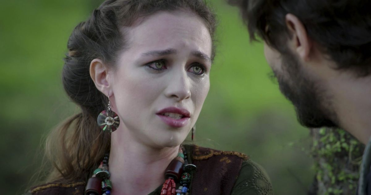 Na novela 'Gênesis', Sara/Sarai (Laryssa Ayres) se apaixonou por Abrão ...