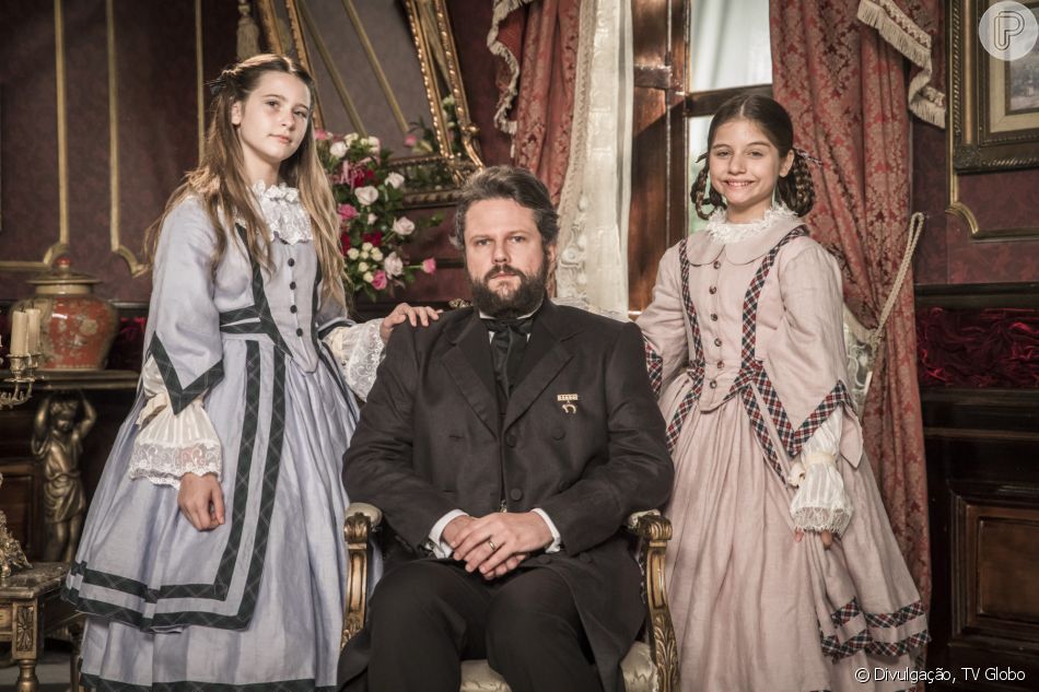 Na novela 'Nos Tempos do Imperador', Any Maia e Melissa Nóbrega vivem ...