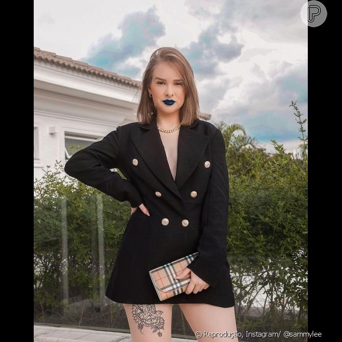 No Instagram, Sammy contou que passou por um processo de mudança ...