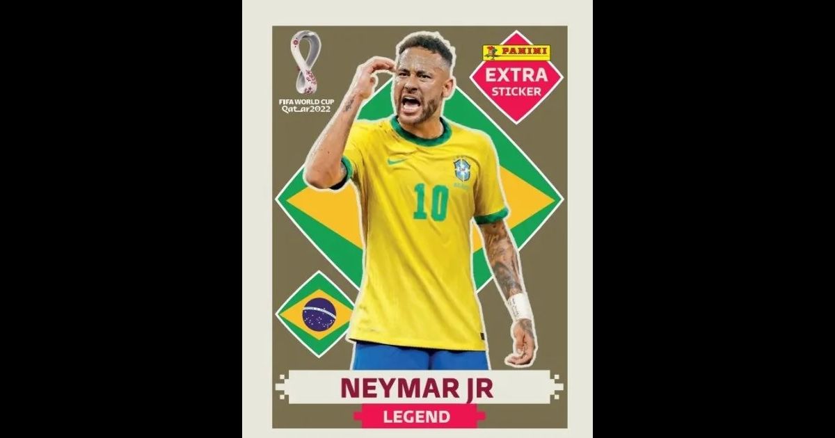 Neymar tem figurinha especial no pacote Legends - Purepeople