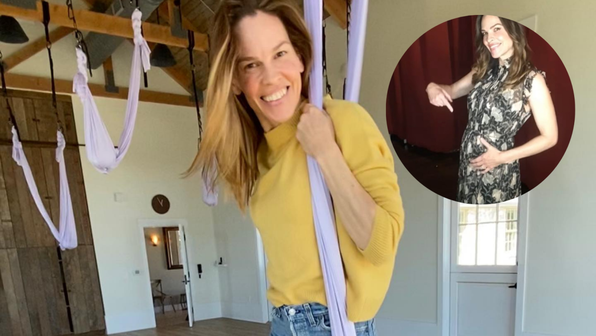 Foto: Grávida! Hilary Swank anuncia gravidez de gêmeos aos 48 anos - Purepeople