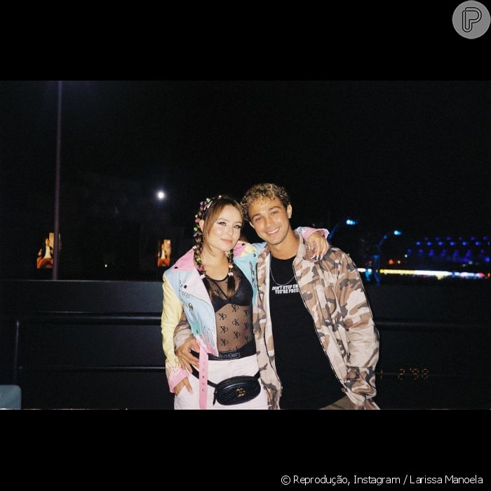 Larissa Manoela recebu o carinho de André Luiz Frambach em post - Purepeople