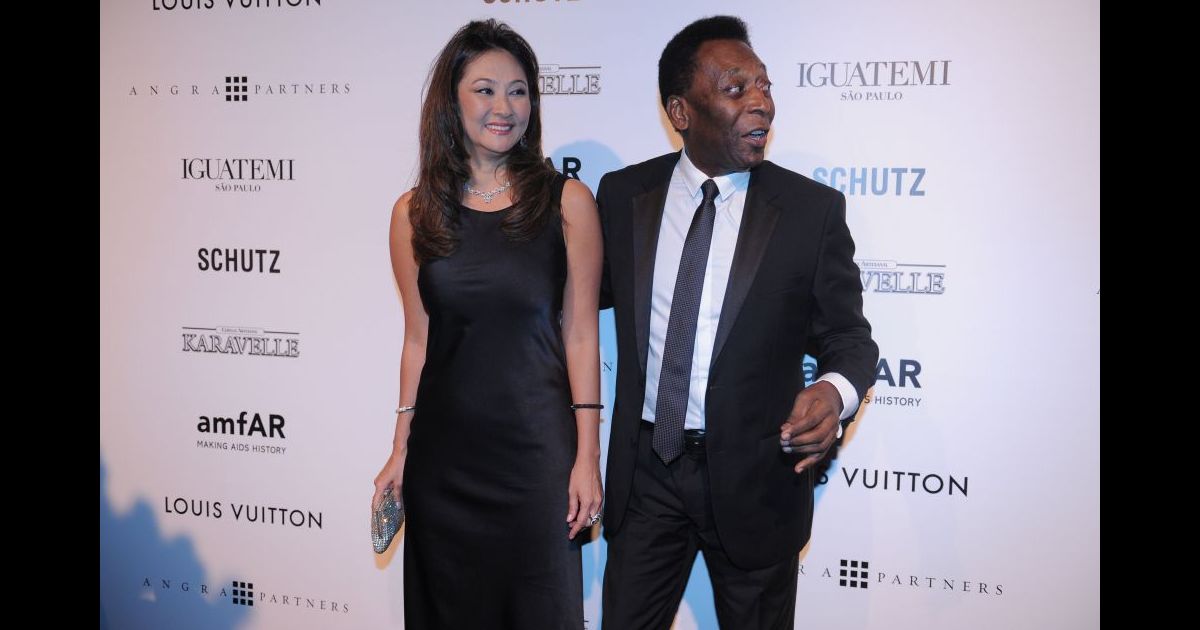 Pelé é casado com Márcia Aoki - Purepeople
