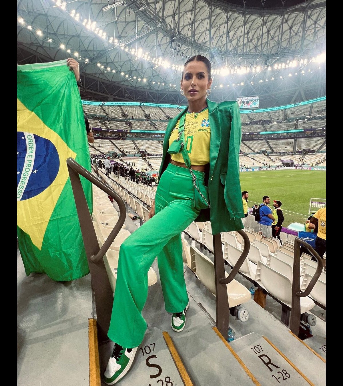 Foto: Apontada como affair de Neymar, Jéssica Turini está no Catar para ...