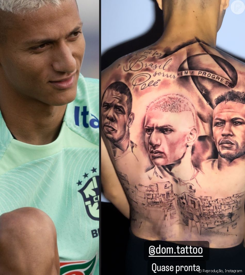 Tatuagem de Richarlison: Ronaldo dá opinião sobre rosto desenhado nas ...