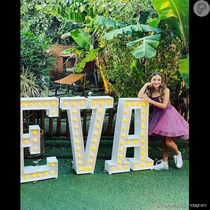 Eva Huck completou 10 anos em 2022 - Purepeople