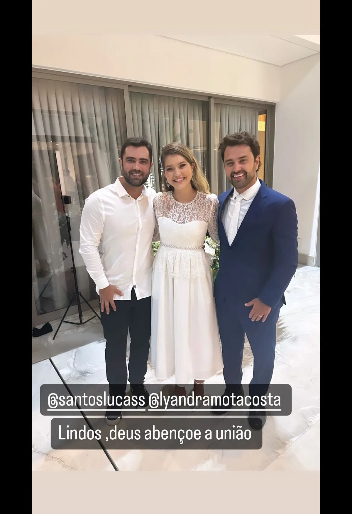 Foto: Filho de Leandro, Thiago Costa celebrou o casamento da irmã ...
