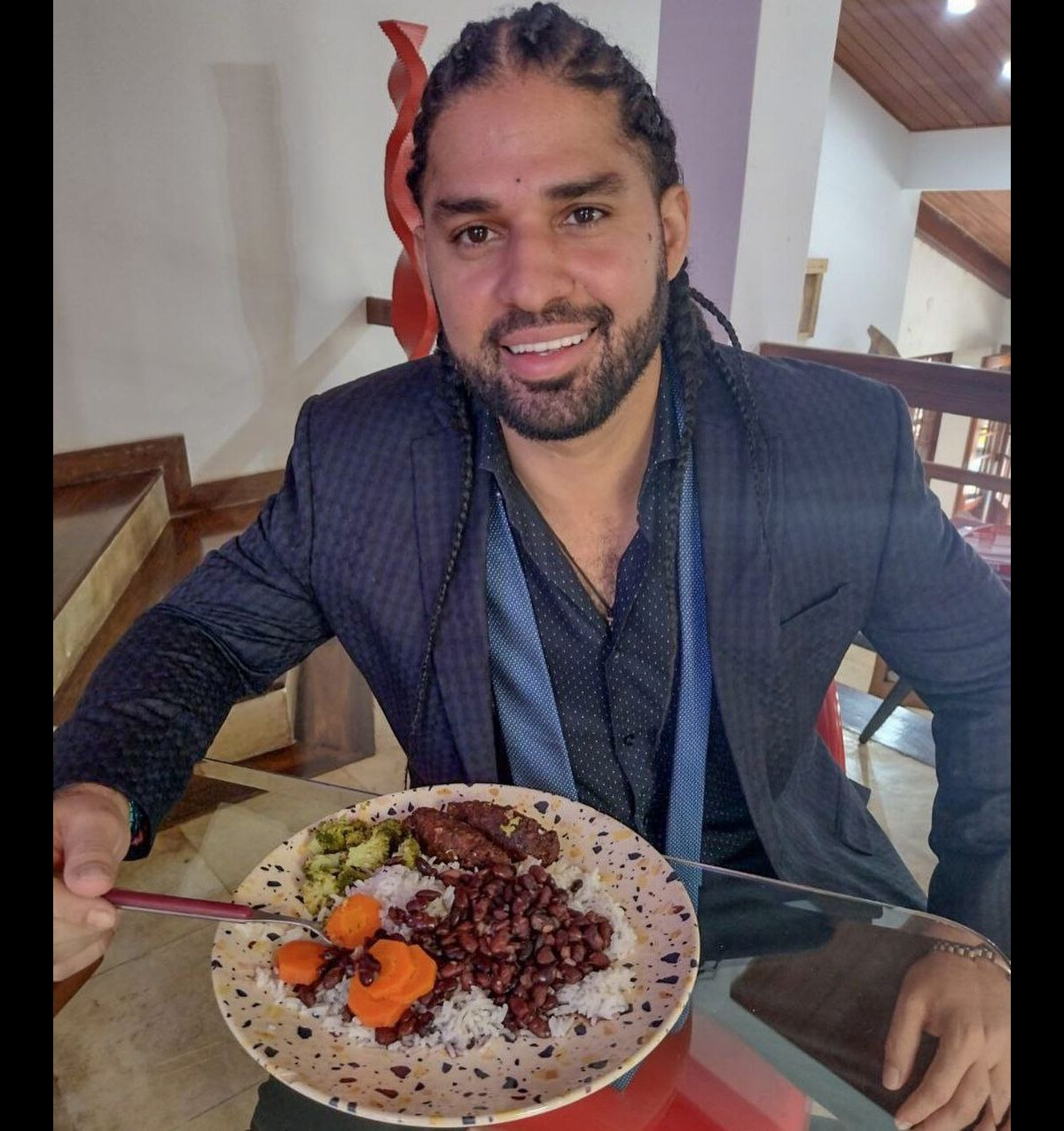 Foto: David Miranda foi internado em agosto na Clínica São Vicente, na ...