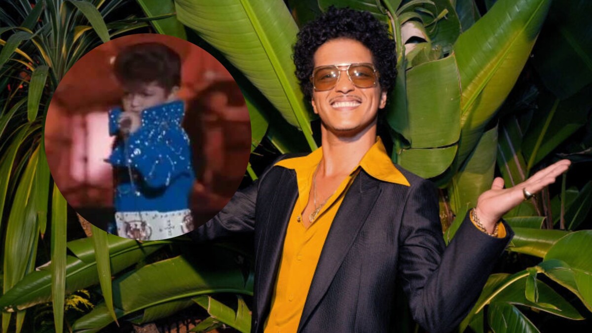 Foto: Bruno Mars encanta com seus registros de criança - Purepeople