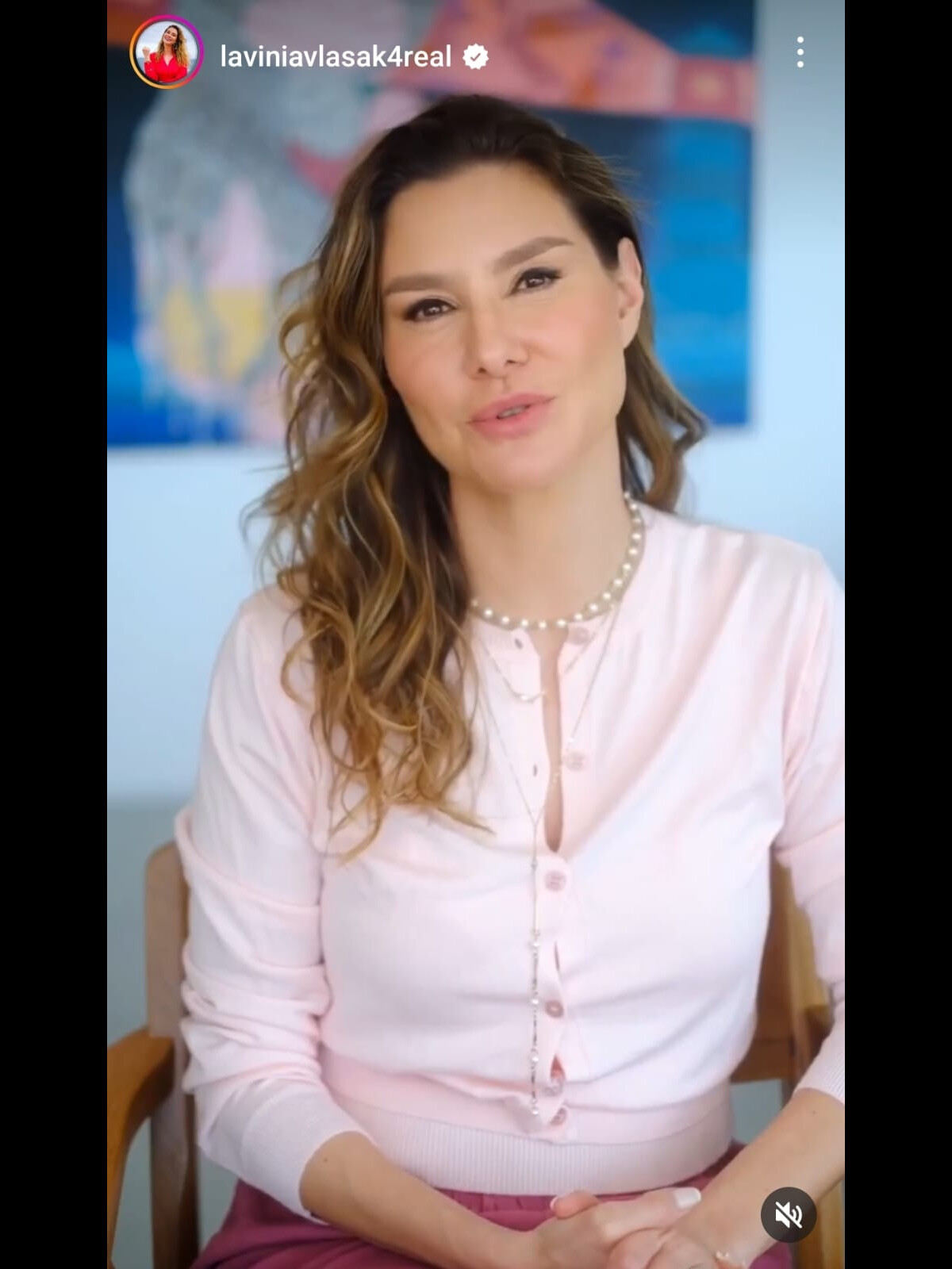 Foto: Lavinia Vlasak hoje está afastada da TV, porém na reprise da ...