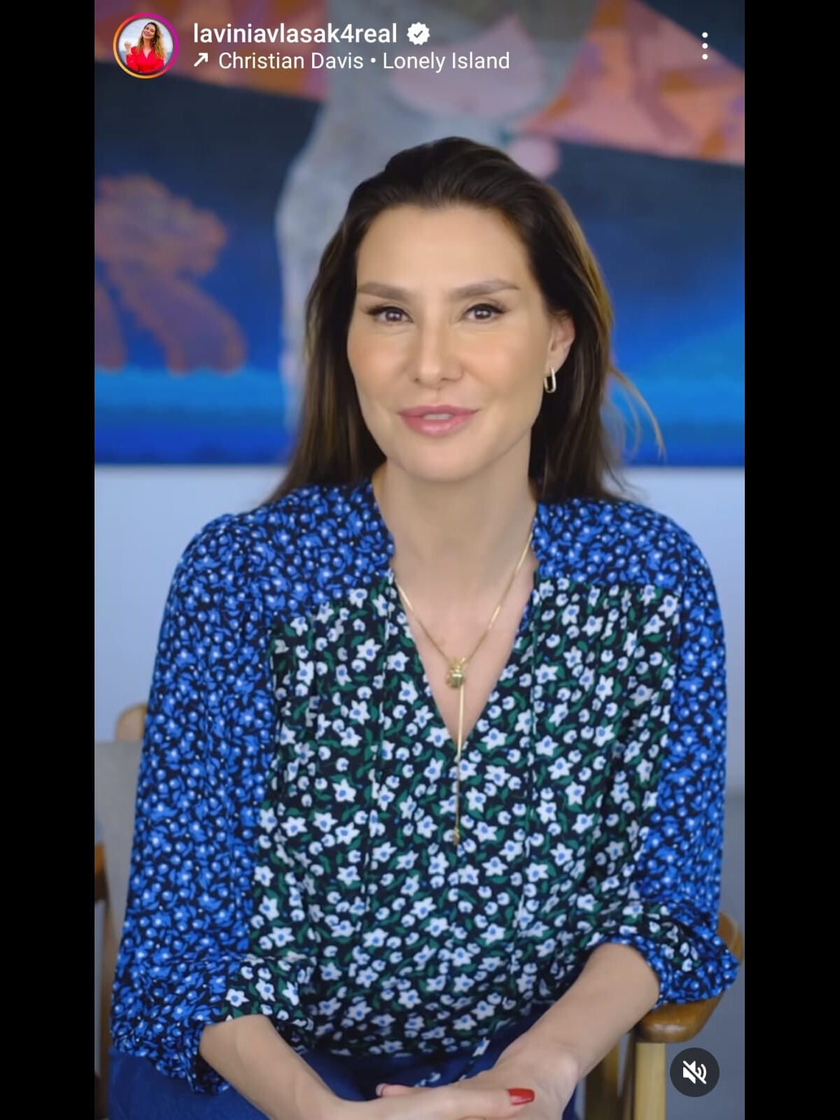 Foto: Lavinia Vlasak hoje em dia é ativa no Instagram, local onde troca ...