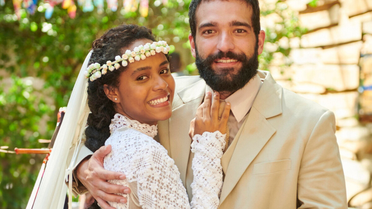 Foto: Em Renascer, os noivos José Inocêncio (Humberto Carrão) e Maria ...