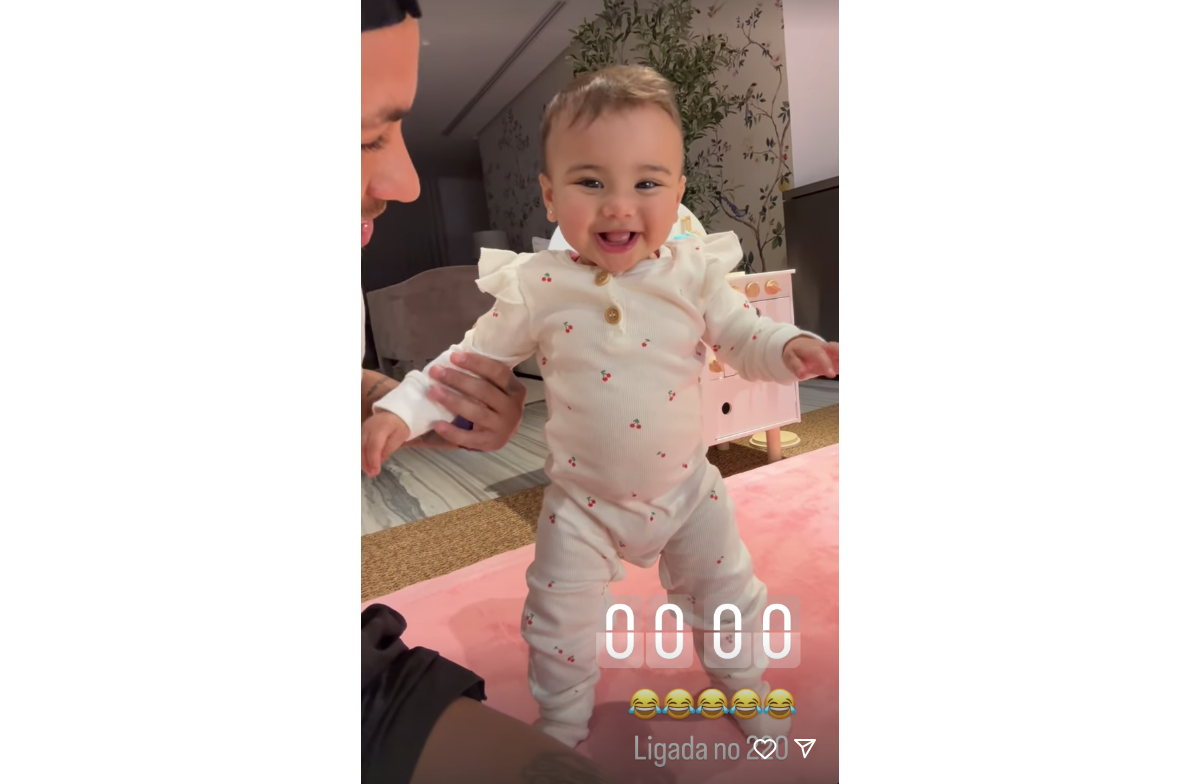 Foto: Mavie, filha de Neymar e Bruna Biancardi, tem 10 meses - Purepeople