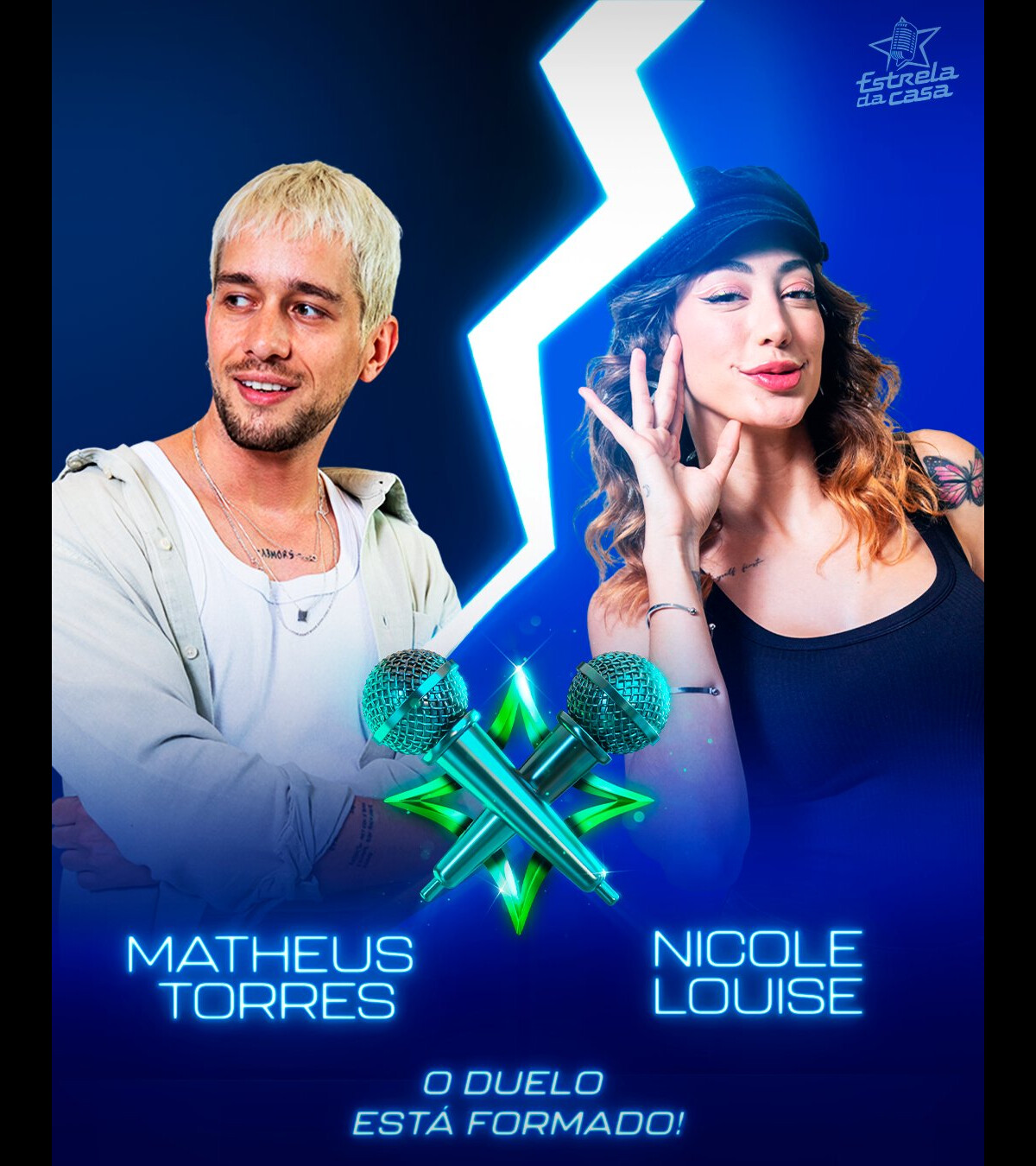 Foto: 'Estrela da Casa': Matheus Torres enfrentou Nicole Louise no Duelo e levou a melhor na ...