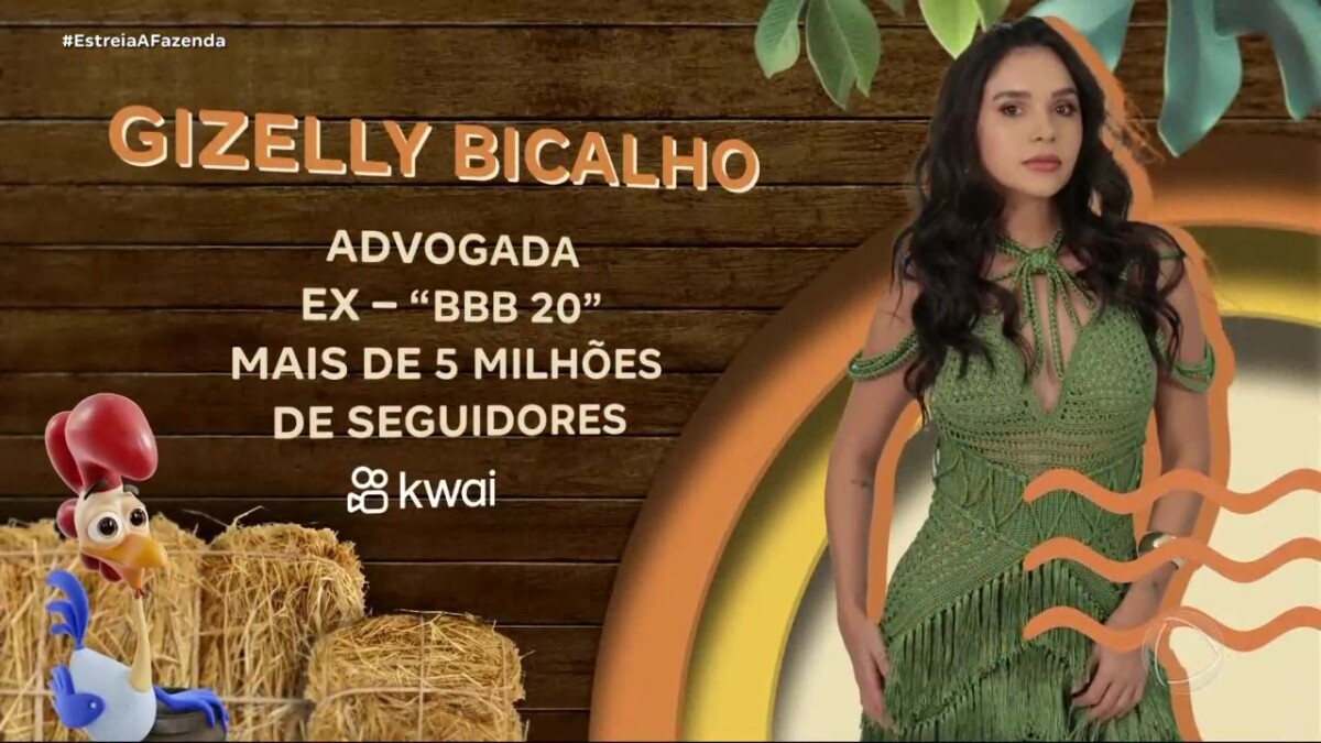 Foto: 'A Fazenda 16': Gizelly Bicalho, ex-sister do 'BBB 20', também ...