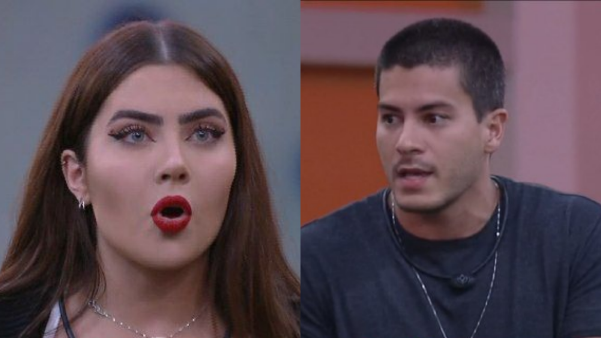 Foto: Jade Picon e Arthur Aguiar eram do time Camarote e protagonizavam ...