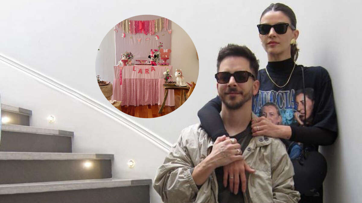 Foto: Filha de Monica Benini e Junior Lima, Lara completou 3 anos e ganhou uma festa em casa ...