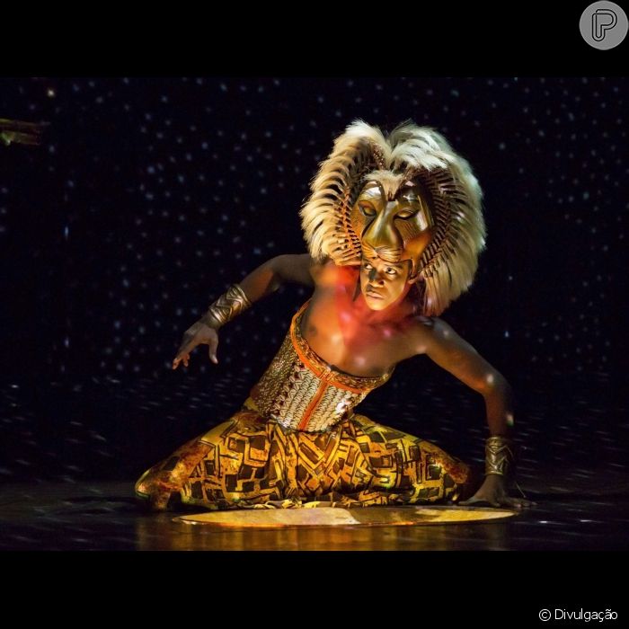 Tiago Barbosa protagonizou o espetáculo 'O Rei Leão' ao viver Simba ...