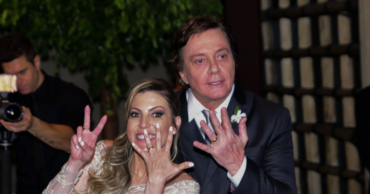 Fábio Jr. e Fernanda Pascucci brincaram com o número de vezes que o ...