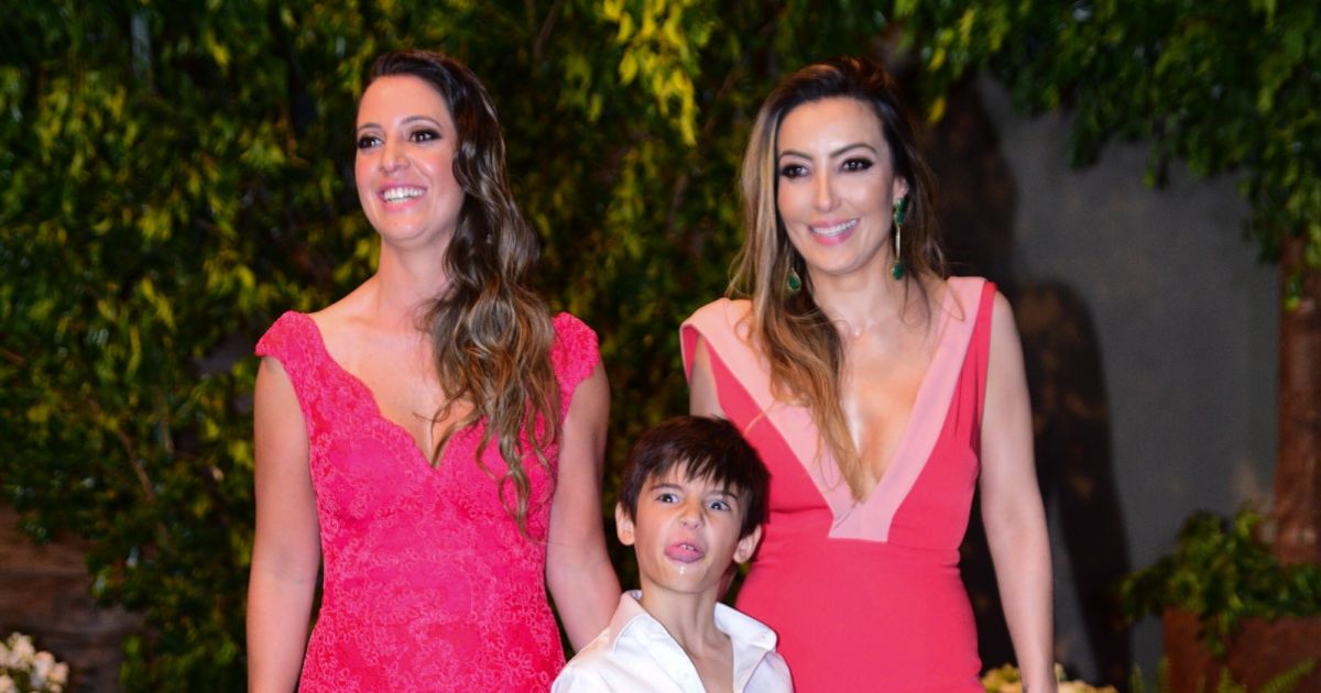 Krizia e Tainá, filhas de Fábio Jr., posaram ao lado do irmão, Záion ...
