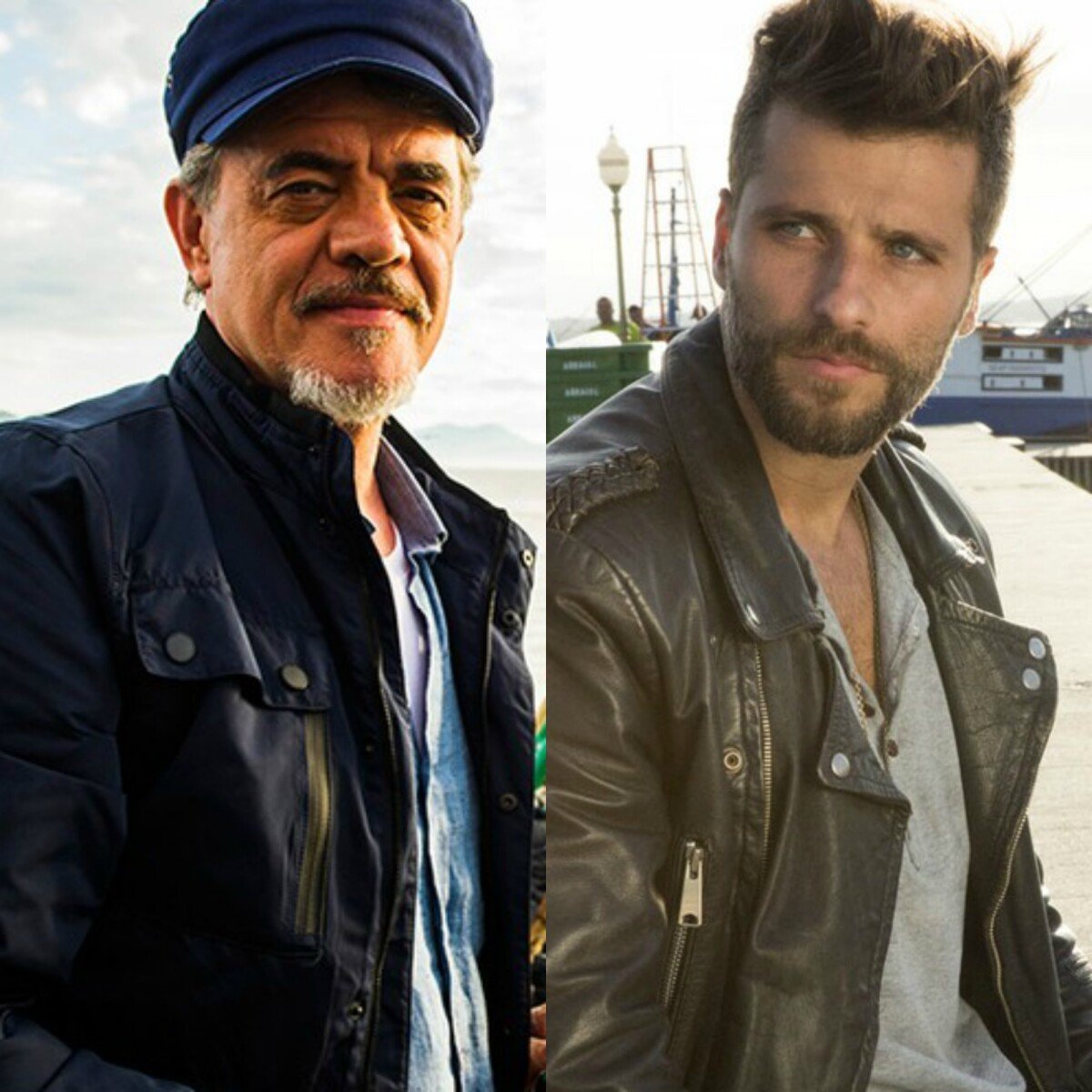 Foto: Patrick (Jean Pierre Noher) e Mario (Bruno Gagliasso) decidem ...