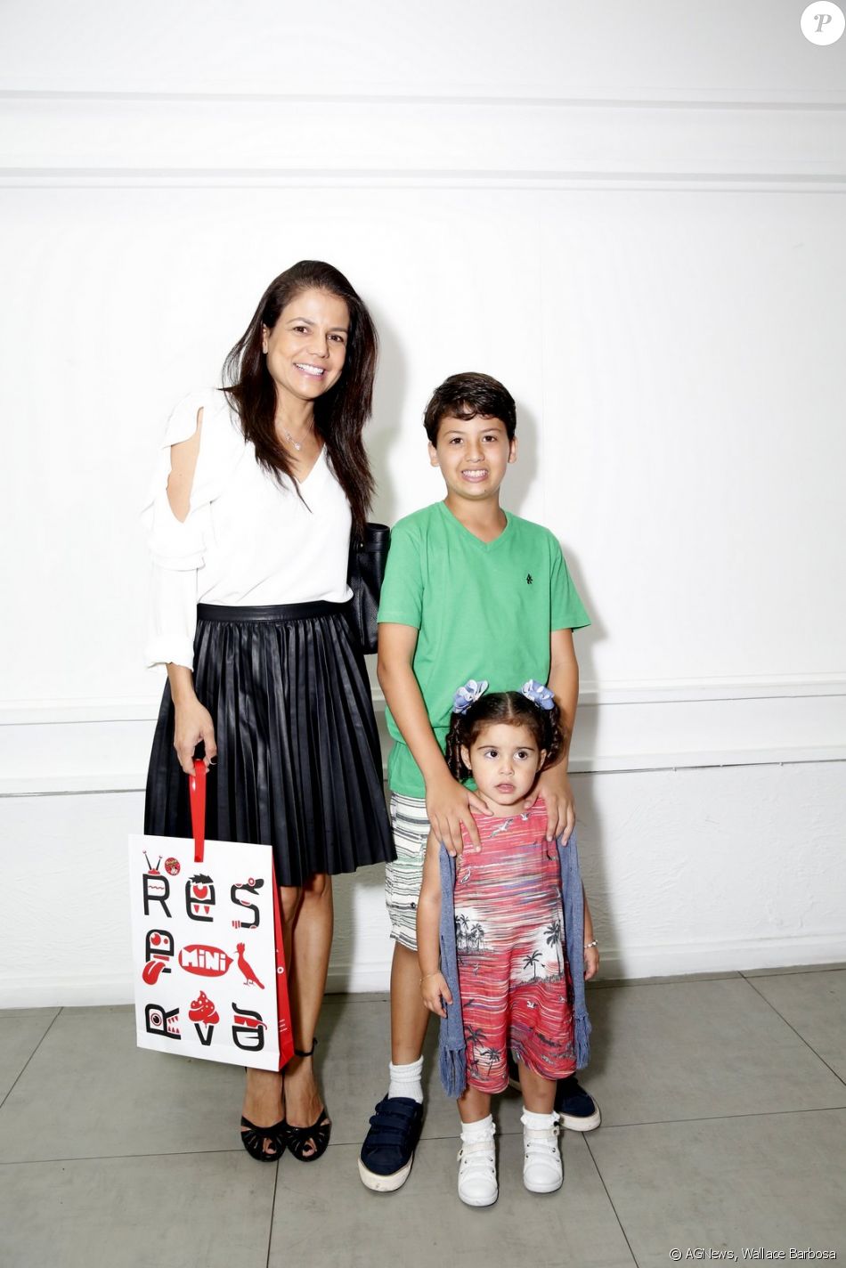 Nívea Stelmann vai à festa de Maria Flor com os filhos, Miguel e Bruna ...