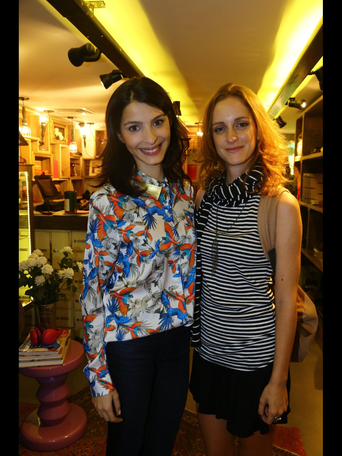 Foto: Laila Zaid ao lado da atriz Giselle Batista - Purepeople