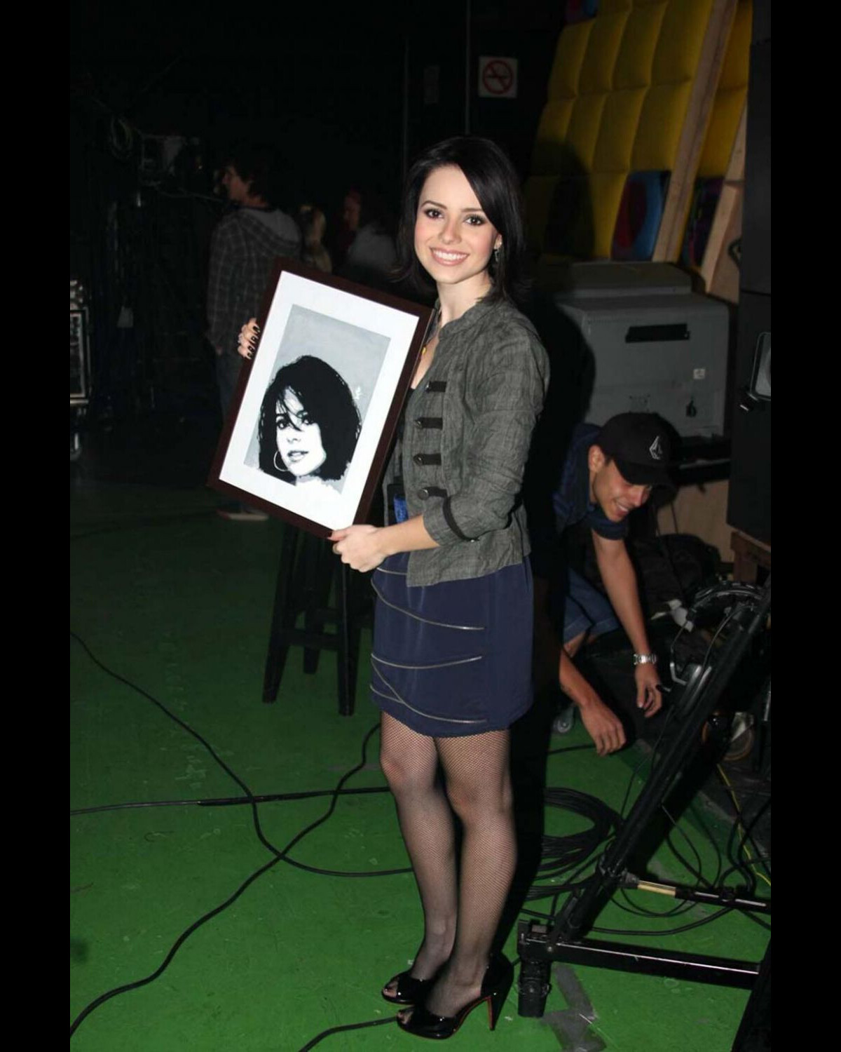 Foto: Sandy é fotografada em gravação do programa 'MTV Ao Vivo' em São ...