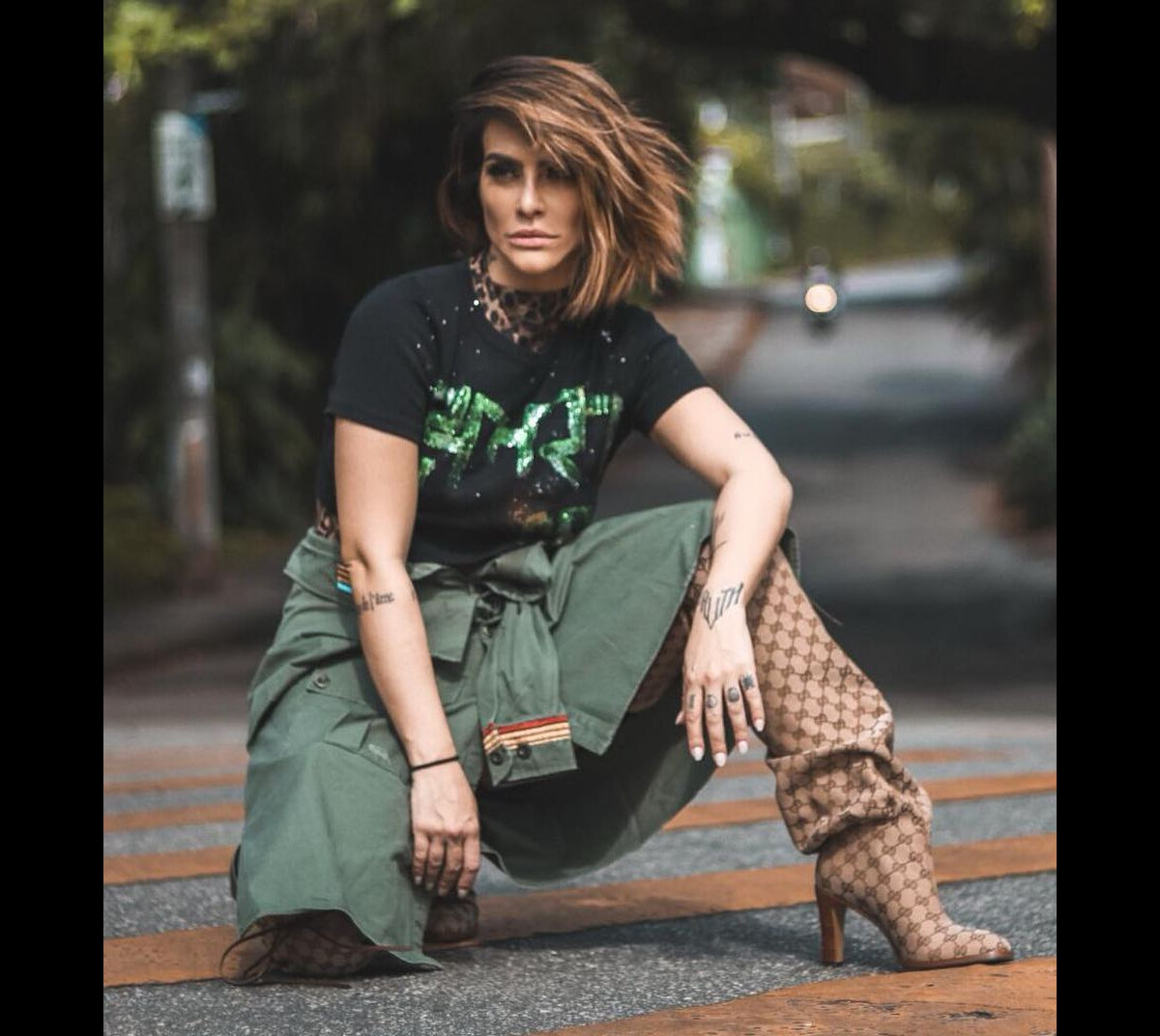 Foto: Cleo comemorou a parceria com o rapper Mano Brown no Instagram ...