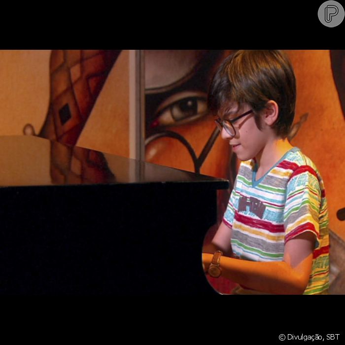 Na novela 'As Aventuras de Poliana', Bento (Davi Campolongo) se ...