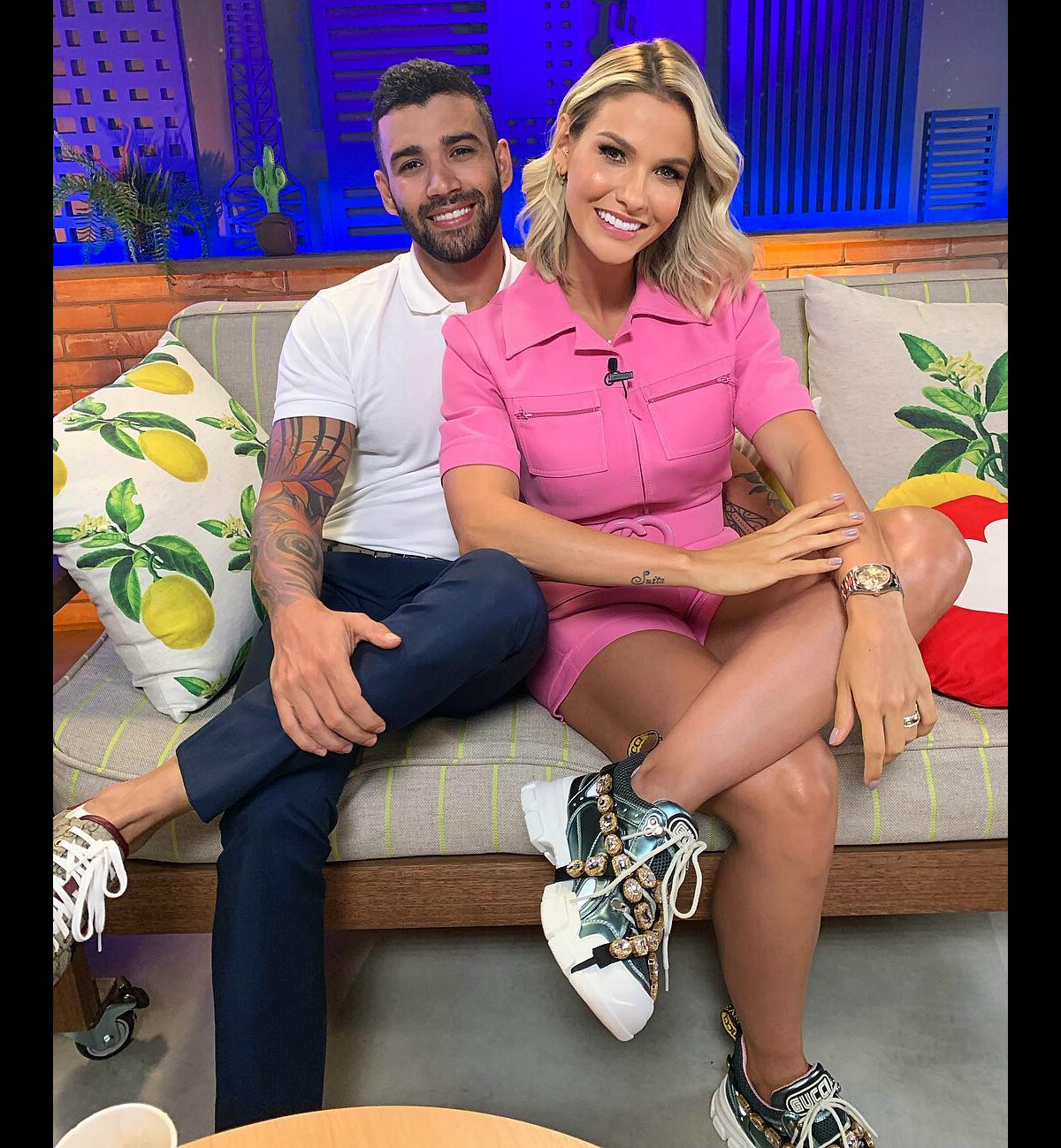 Foto: Veja vídeo de Gusttavo Lima fazendo nova tatuagem nesta terça ...