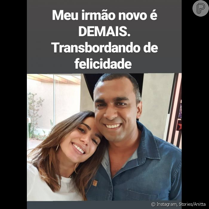 A cantora Anitta descobriu o novo irmão após teste de DNA - Purepeople