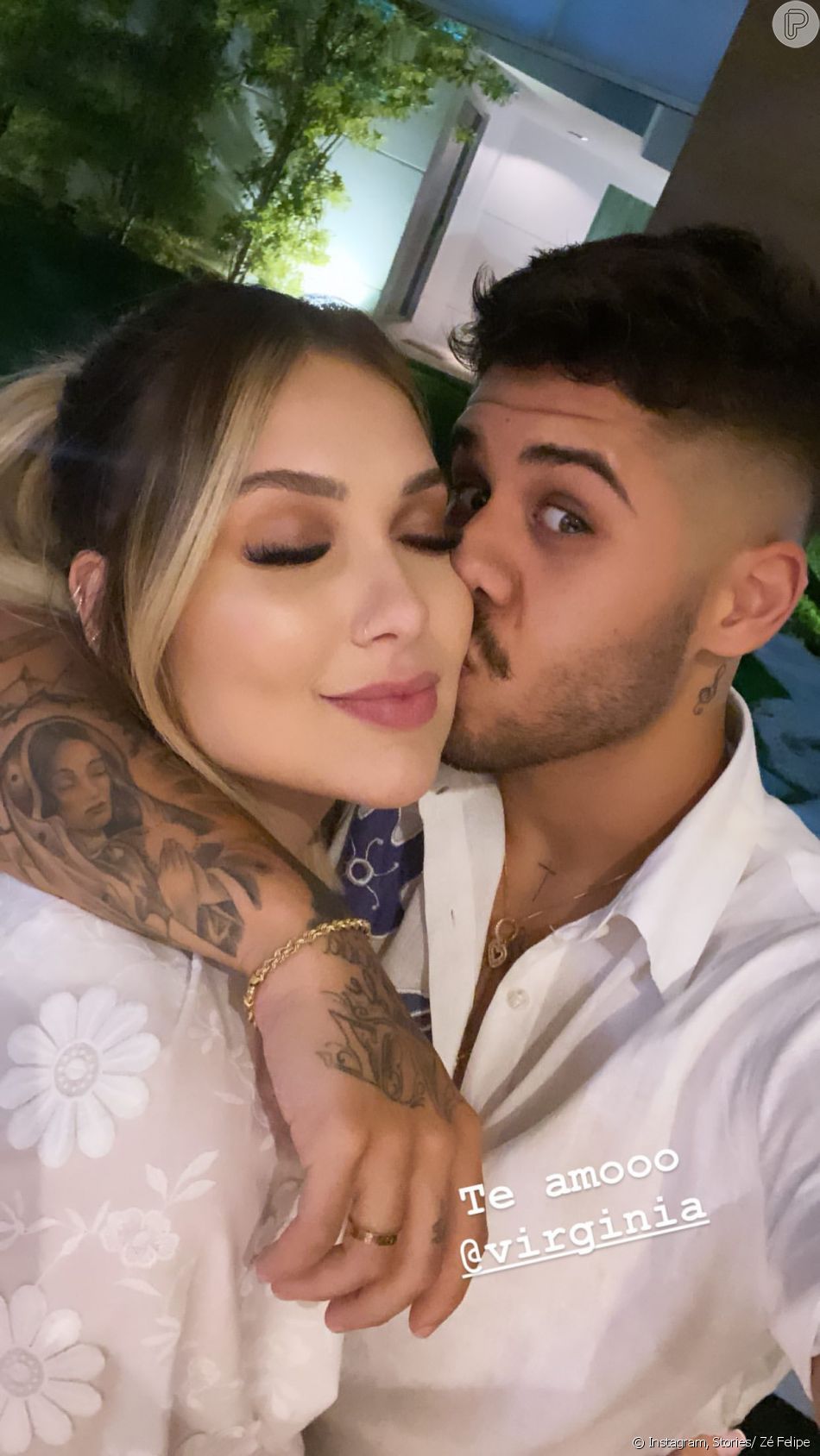 Zé Felipe e Virgínia dividiram nas redes sociais alguns cliques do ...