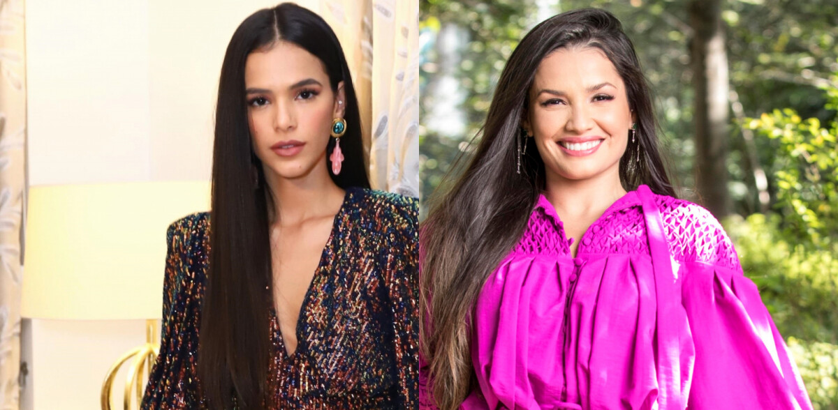 Foto: Bruna Marquezine ou Juliette? Atriz surge de cabelo comprido e ...