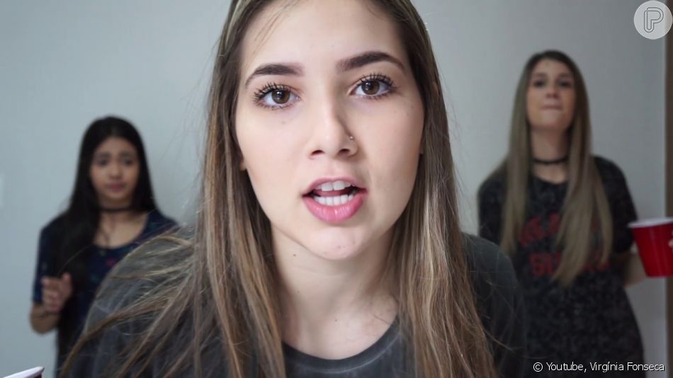 Virgínia Fonseca em um de seus primeiros vídeos do youtube, antes da ...