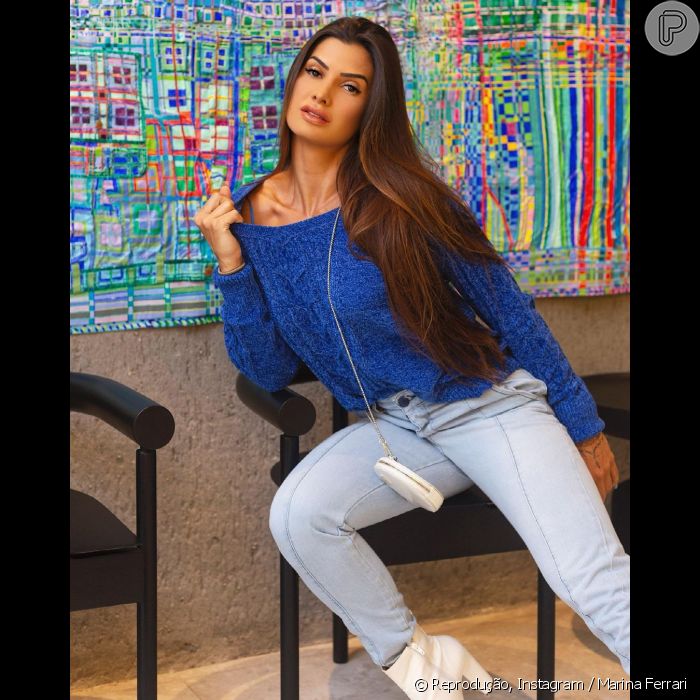 Marina Ferrari é influenciadora com mais de 4 milhões de seguidores e ...